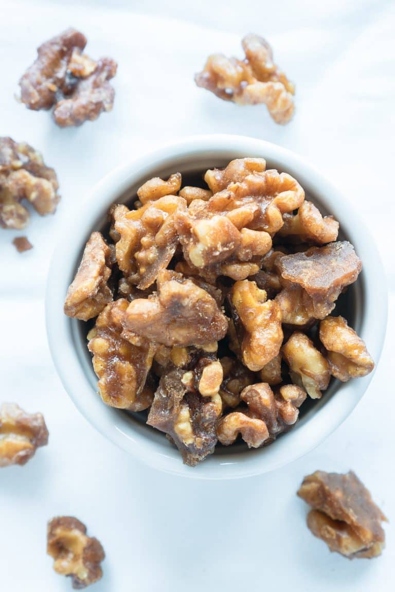Maple Glazed Walnuts - Free Your Fork