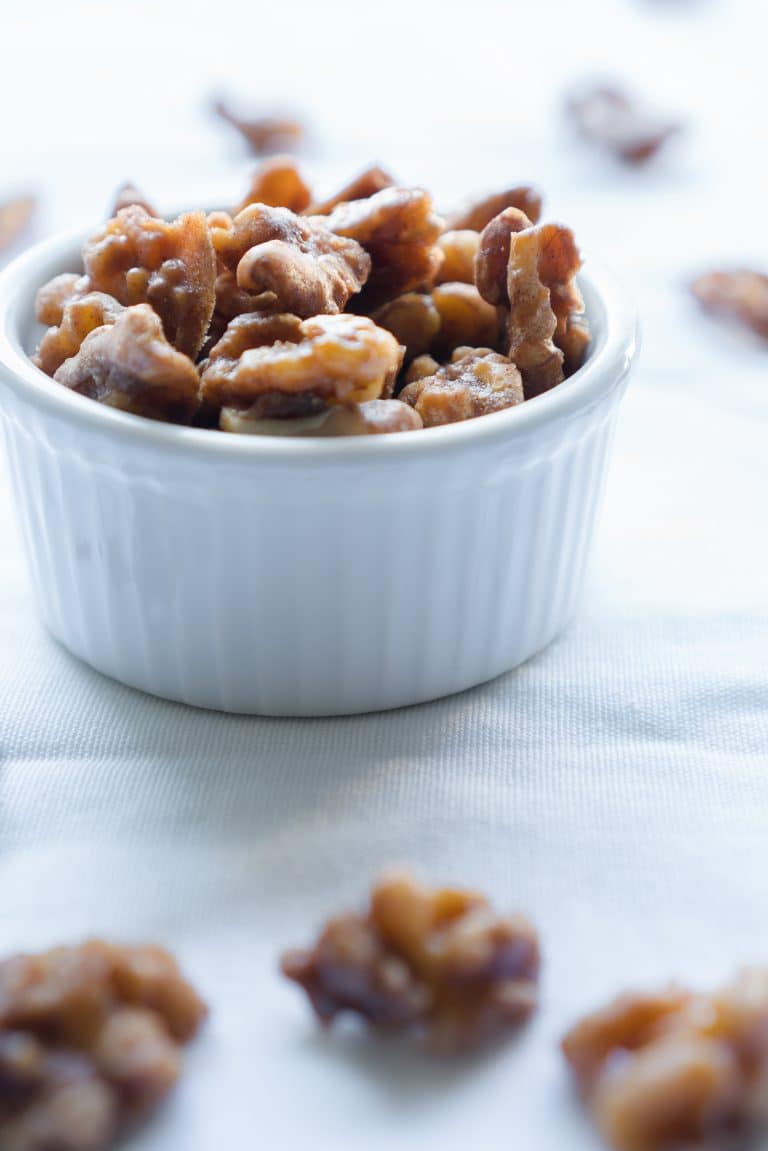Maple Glazed Walnuts - Free Your Fork